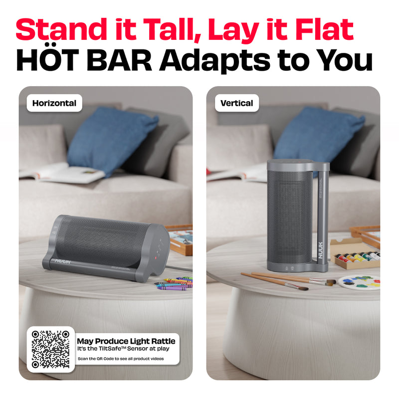 HÖT BAR | 2200W Space Heater with PTC Technology and Feather Touch Pan