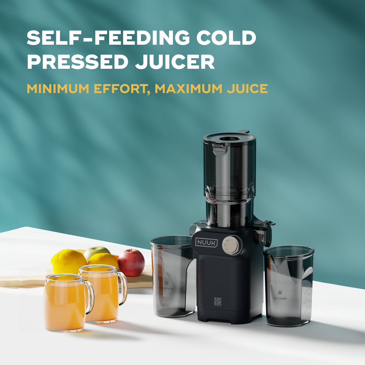 NUUK DRIP | Self-Feeding Cold Press Juicer